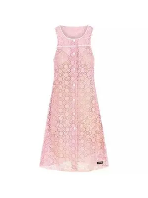 Miu Miu Floral-motif Midi Dress