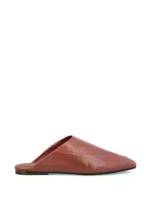 Brunello Cucinelli Leather Mules - Brown