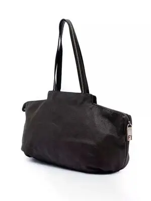 Fendi Medium Ff Nubuck Chains Tote Bag