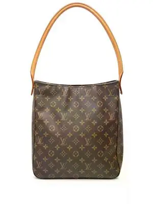 LOUIS VUITTON 1999 Monogram Looping Gm Shoulder Bag - Brown