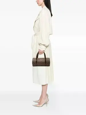 LOUIS VUITTON 2004 Damier Ebene Papillon 26 Handbag - Brown