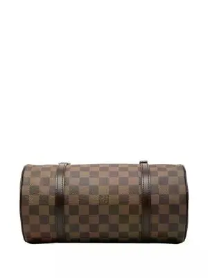 LOUIS VUITTON 2004 Damier Ebene Papillon 26 Handbag - Brown