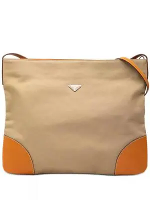 Prada 2013-2016 Canvas Logo Crossbody Bag