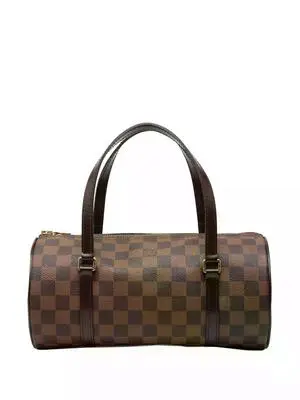 LOUIS VUITTON 2006 Damier Ebene Papillon 26 Handbag - Brown