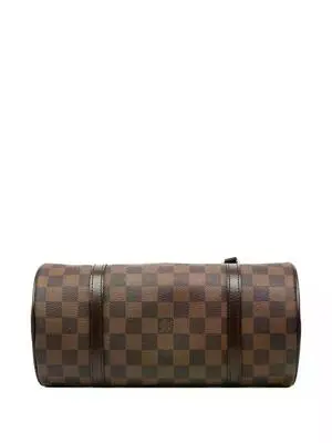 LOUIS VUITTON 2006 Damier Ebene Papillon 26 Handbag - Brown