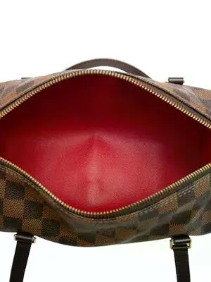 LOUIS VUITTON 2006 Damier Ebene Papillon 26 Handbag - Brown