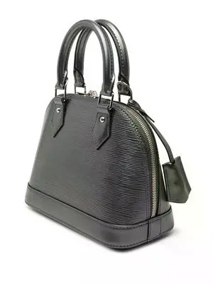 LOUIS VUITTON 2015 Epi Alma Bb Satchel - Black