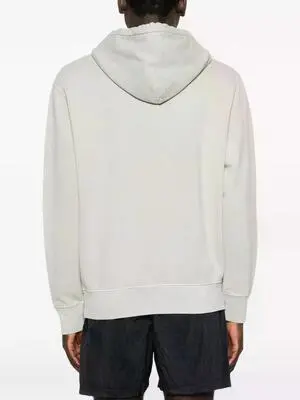 C.P. COMPANY Hooded Sweatshirt With Kangaroo Pocket - Grey