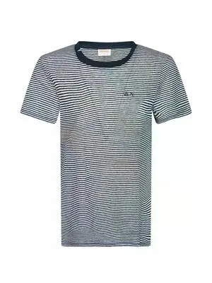 SUN 68 Striped T-shirt - Blue