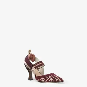 Fendi Colibrì Slingbacks - Burgundy