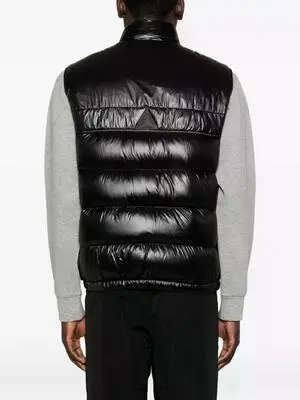 Moncler Quilted Zip Gilet - Black
