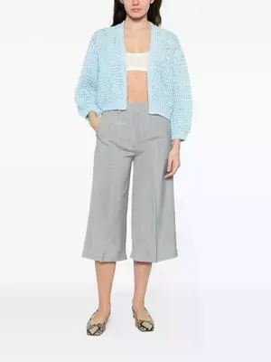 FORTE_FORTE Open-front Knit Cardigan