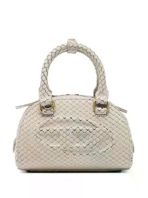 DIESEL® 1dr Dome Mini Bowling Tote Bag - Neutrals