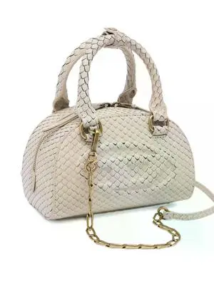 DIESEL® 1dr Dome Mini Bowling Tote Bag - Neutrals