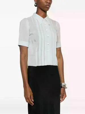 MAISON MARGIELA Button-front Blouse - Blue