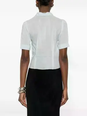 MAISON MARGIELA Button-front Blouse - Blue