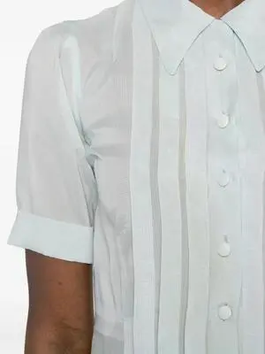 MAISON MARGIELA Button-front Blouse - Blue