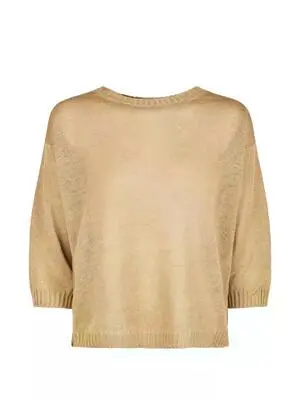 Max Mara Knitted Round-neck Top