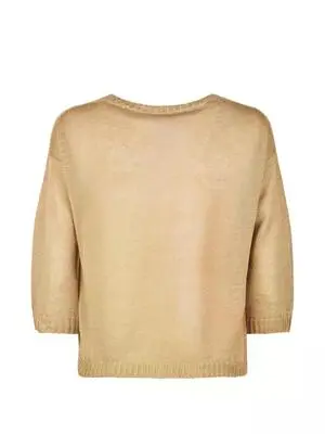 Max Mara Knitted Round-neck Top