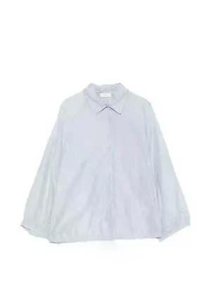 Peserico Toggle-detail Shirt - Blue