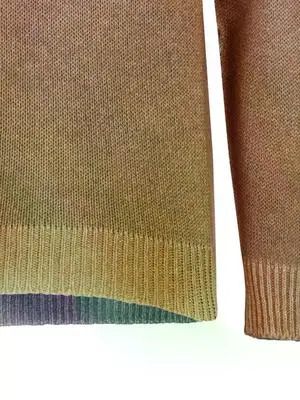 GRAN SASSO V-neck Long Sleeve Sweater - Neutrals