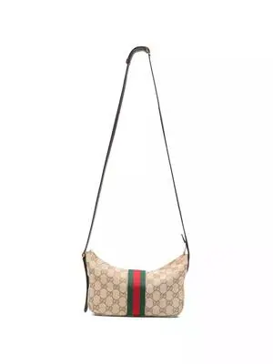 Gucci Lunetta Gg-motif Shoulder Bag