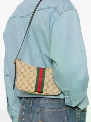 Gucci Lunetta Gg-motif Shoulder Bag