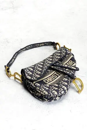 Dior Trotter Oblique Saddle Bag