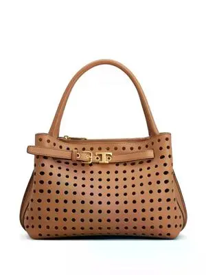 TOD'S Top Handle Tote Bag - Brown