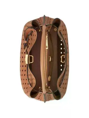 TOD'S Top Handle Tote Bag - Brown