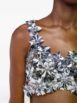 Rabanne Flower-appliqué Top