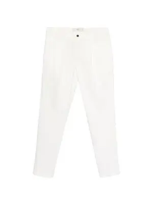 BRIGLIA 1949 Pleated Trousers - White
