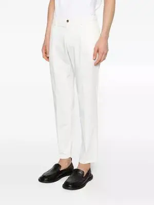 BRIGLIA 1949 Pleated Trousers - White