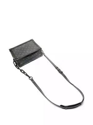 LOUIS VUITTON Soft Trunk Monogram Eclipse Cross Body Bag - Black