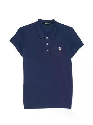 Karl Lagerfeld Ikon Polo Shirt - Blue