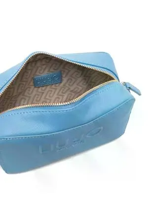 Liu Jo Embossed-logo Shoulder Bag - Blue