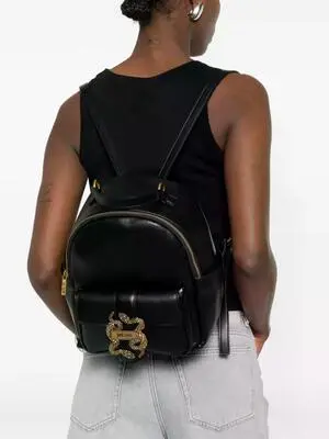 Just Cavalli Snake-appliqué Backpack