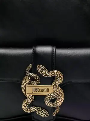 Just Cavalli Snake-appliqué Backpack