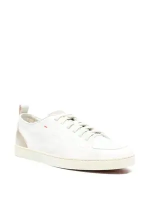 Santoni Lace-up Round Toe Sneakers
