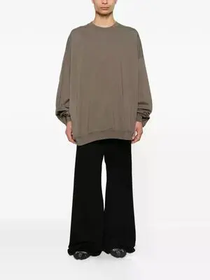 Rick Owens Hun Tie-detail Sweatshirt - Brown