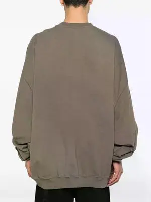 Rick Owens Hun Tie-detail Sweatshirt - Brown