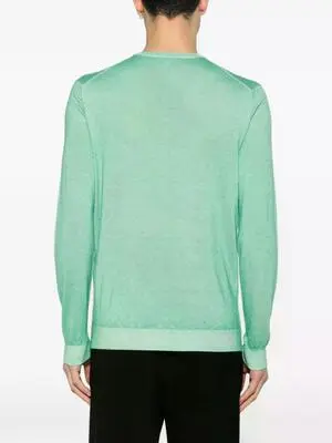 Malo Round-neck Sweater - Green
