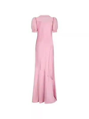 Alessandra Rich Georgette Maxi Dress
