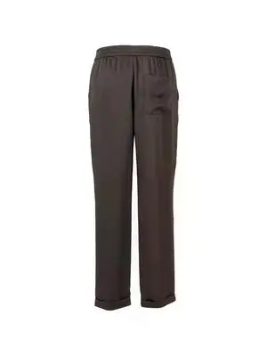 Emporio Armani Tapered Trousers With Elasticated Waistband