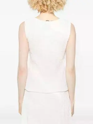GONGDID DESIGN Textured Sleeveless Top