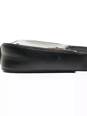 Saint Laurent Calf Leather Top Handle Bag - Black