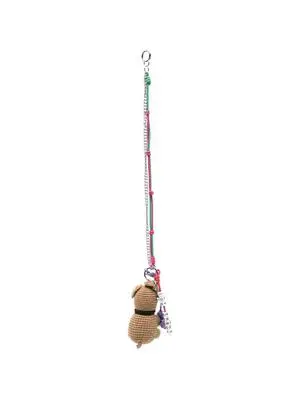 CHARLES JEFFREY Character Bag Charm - Brown