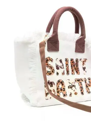 MC2 SAINT BARTH Fringed-detail Tote Bag - White