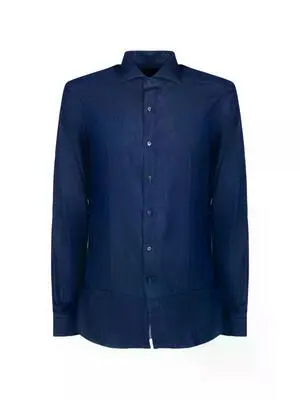FAY Buttoned Denim Shirt