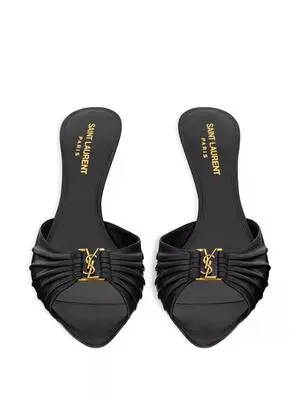 Saint Laurent Twisted Logo-detail Sandals